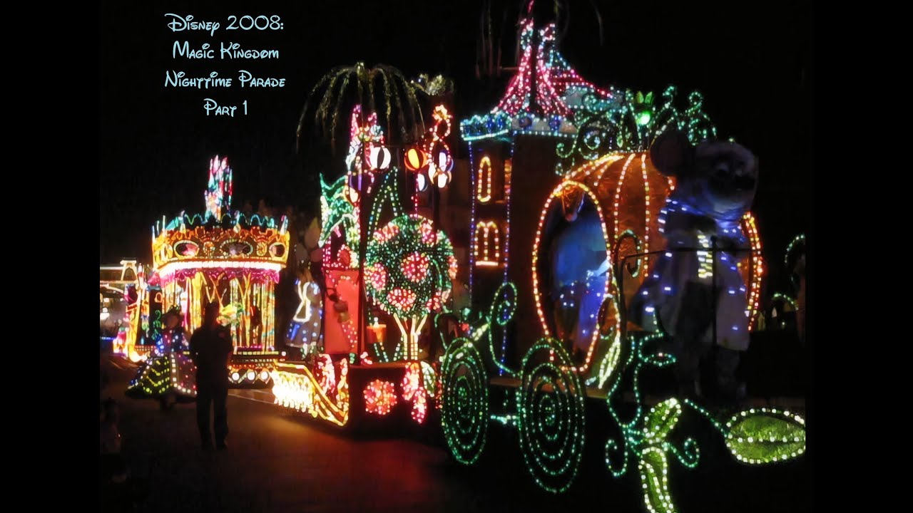 Disney World 2008: Magic Kingdom Parade ft. Alice, Cinderella & Prince ...