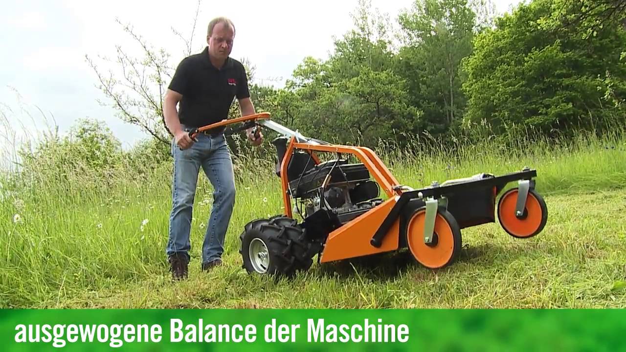 AS-Motor AS 63 Mulchmäher Hochgrasmäher Wiesenmäher Vorstellung - YouTube