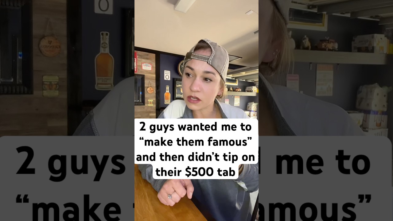 These dudes wanted me to “make them famous” and then left $0 on $500 😂 #bartenderstories - YouTube
