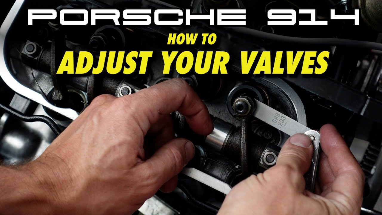 PORSCHE 914 TYPE 4 ENGINE HOW TO ADJUST VALVES - YouTube