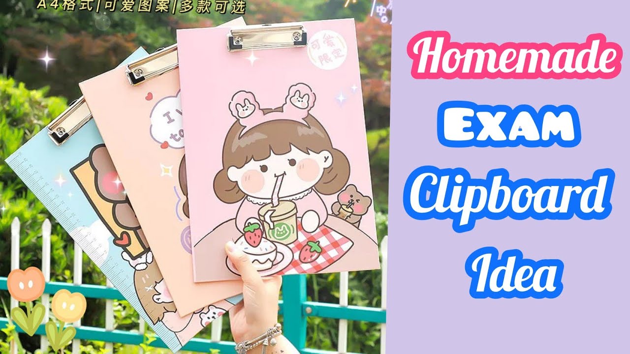 DIY Exam Pad | Homemade writing pad | How to make your own clipboard at ...