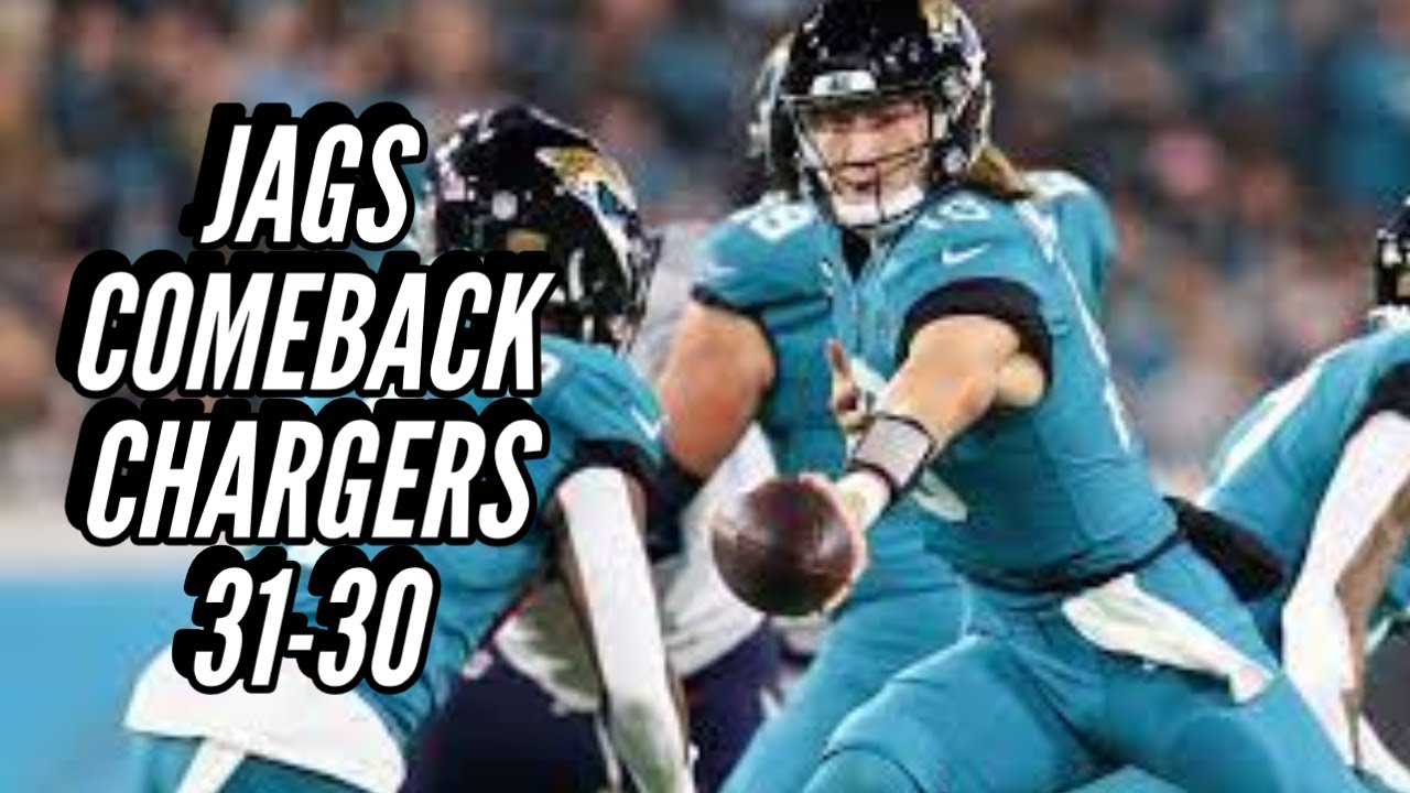 JAGS COMEBACK CHARGERS 31-30 | FIRE BRANDON STALEY - YouTube