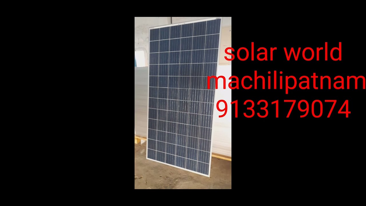 sunfield mono cristalin Solar panels - YouTube