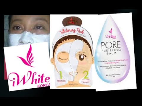#iWHite #KOrea PORE PURIFYING BALM and Peel-Off MASK | v71 - YouTube