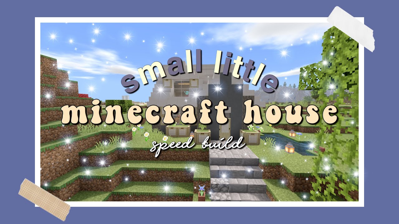 small little minecraft house speed build | minecraft - YouTube