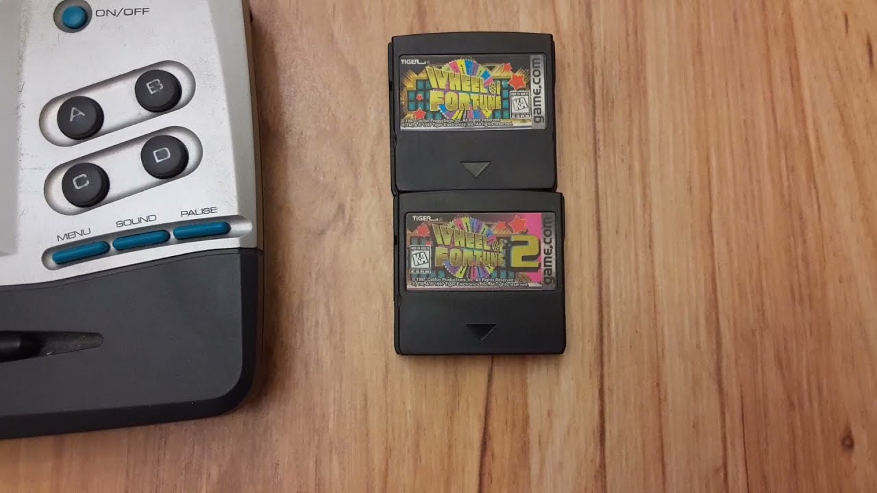 Tiger Electronics' Wheel of Fortune Special: Part 4 - Game.com - YouTube