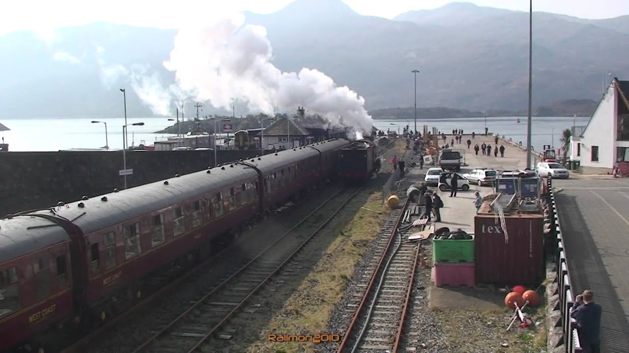 'Great Marquess' on the Inverness to Kyle line - YouTube