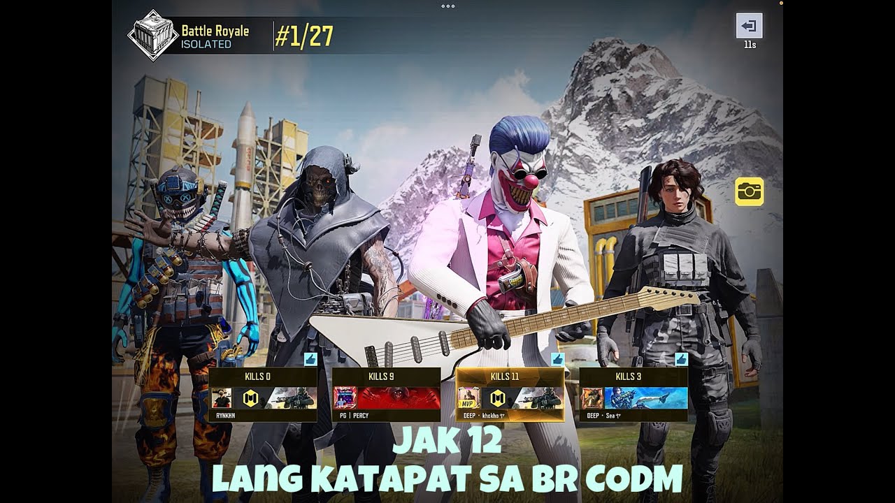 Jak12 lang katapat sa mga kalaban sa COD BR maps - YouTube