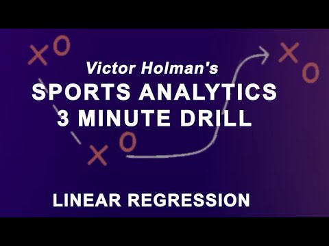 Linear Regression - Sports Analytics Methods - YouTube