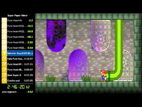 Super Paper Mario Speed Run [Single Segment] - Part 3 - YouTube