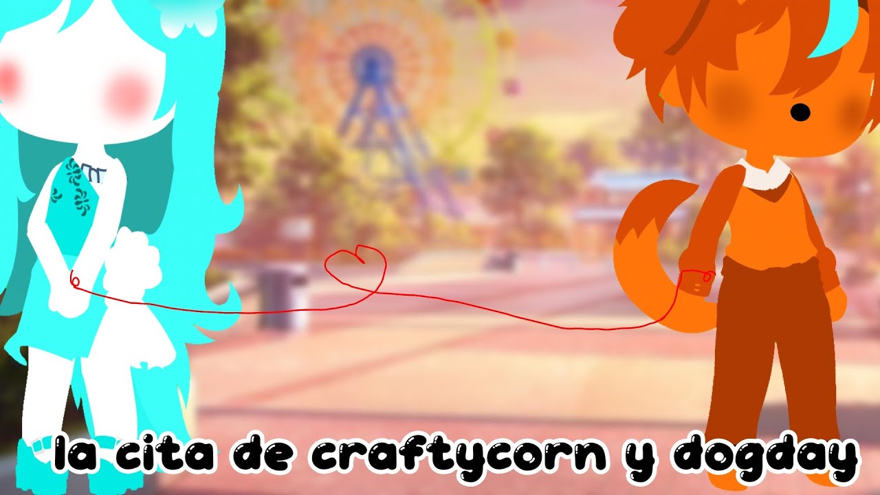 la cita de craftycorn y dogday🩵🧡/ship/smiling critters/video gacha/sin ...