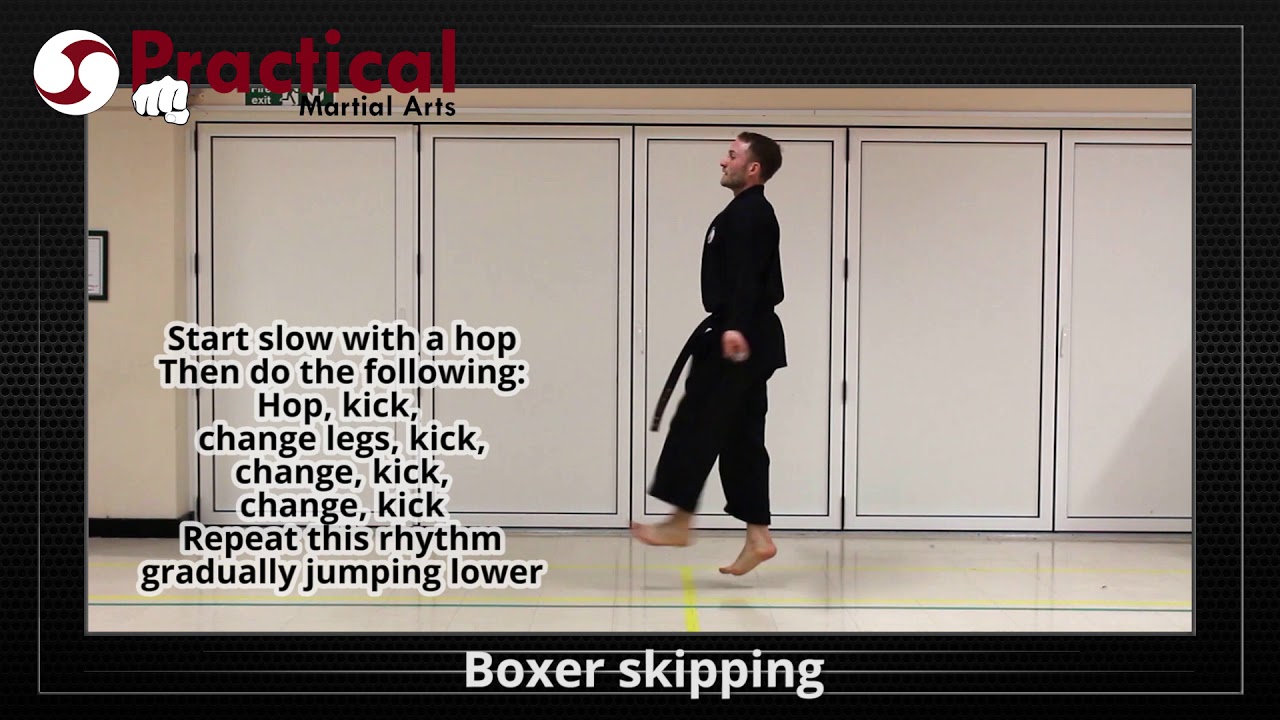 Boxer skipping - YouTube