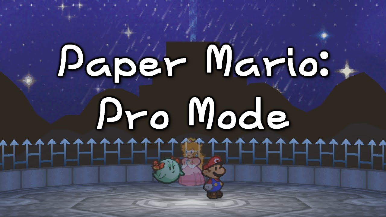 Paper mario pro mode - foograph