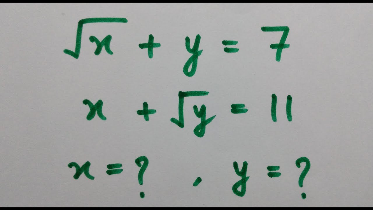 Smart Equation(Solve if u r smart) - YouTube