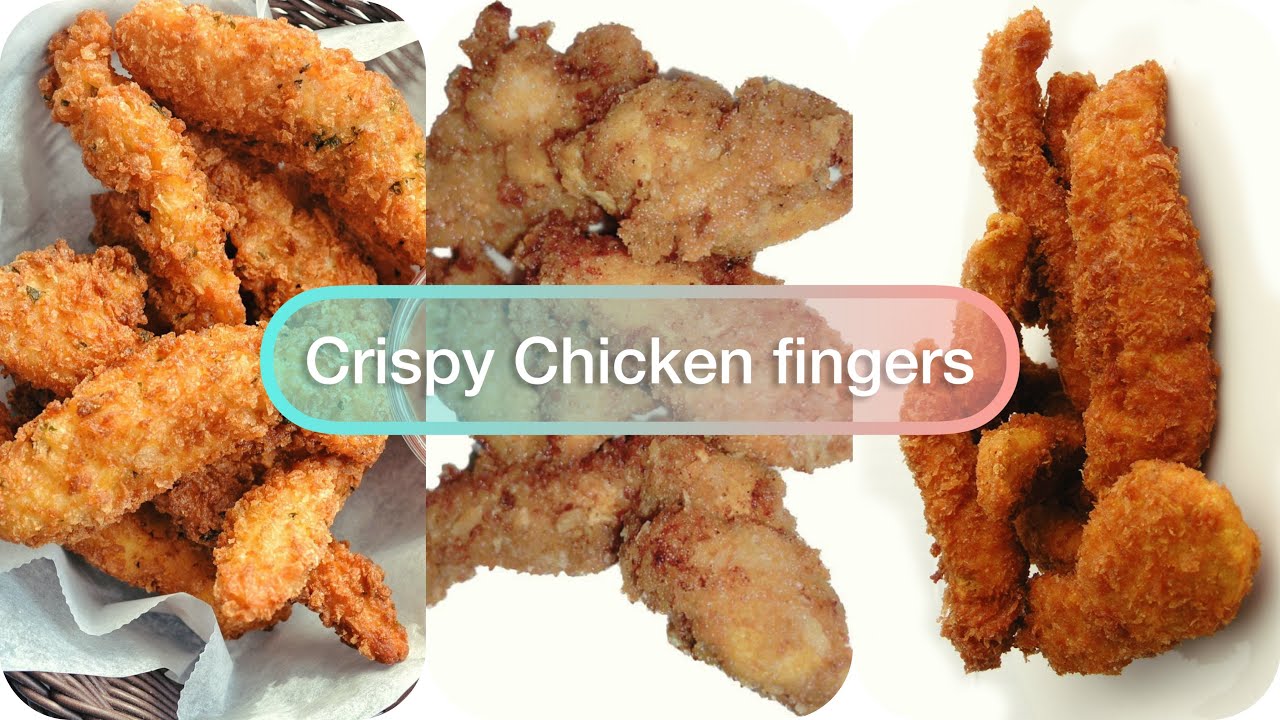Crispy chicken fingers/crispy filly’s/khizjeebs kitchen - YouTube