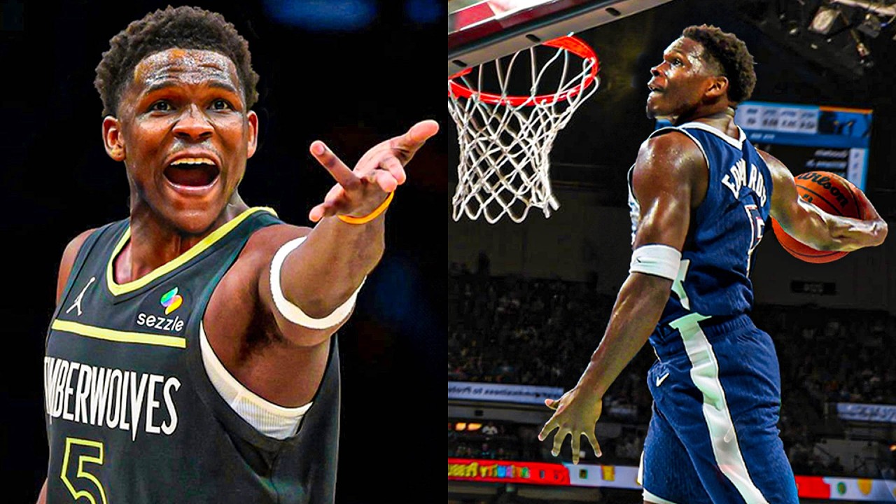 Anthony Edwards' Most Savage Moments of 2025 - YouTube