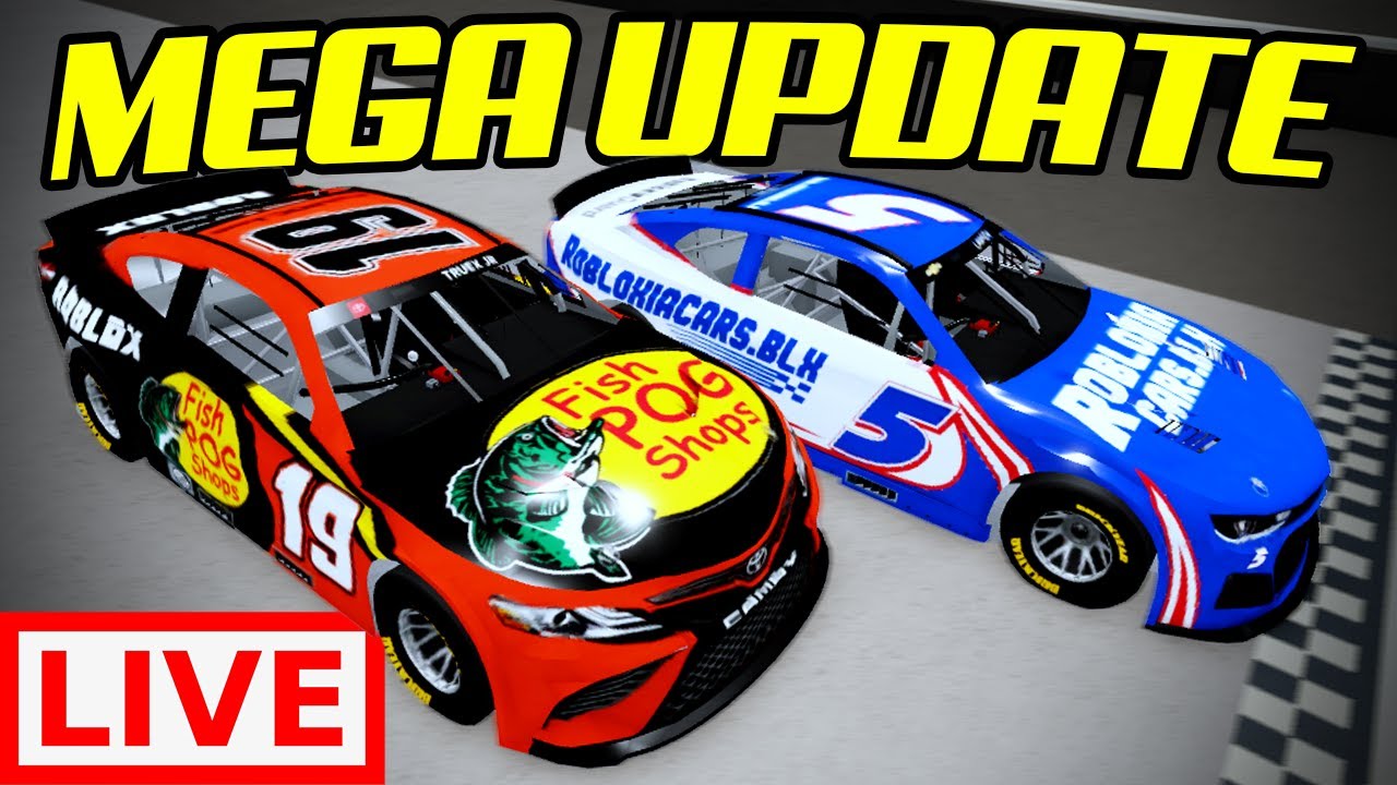 LIVE IN ROBLOX NASCAR (RoStock Racing) - YouTube