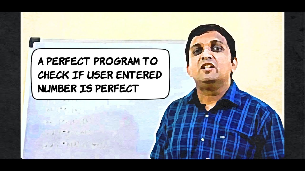 program -check if a number is perfect number | Programming in C - YouTube