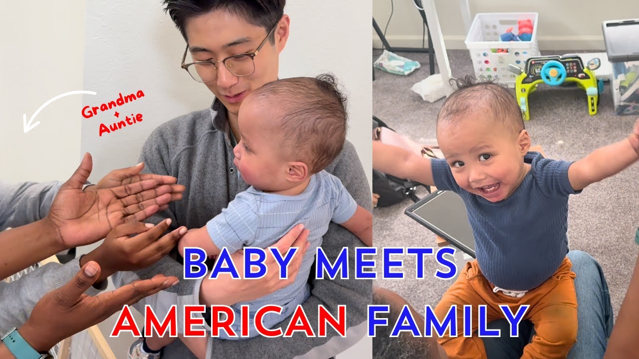 1 Year Old Baby Spends Time With His American Family | AMBW Vlog 🇨🇳 🇺🇸 ...
