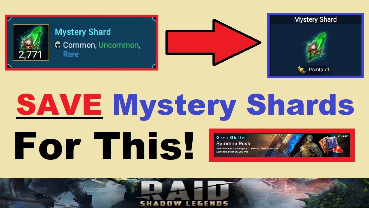 Save ~MYSTERY SHARDS~ For This!.. Event Efficiency Tips [RAID: Shadow ...