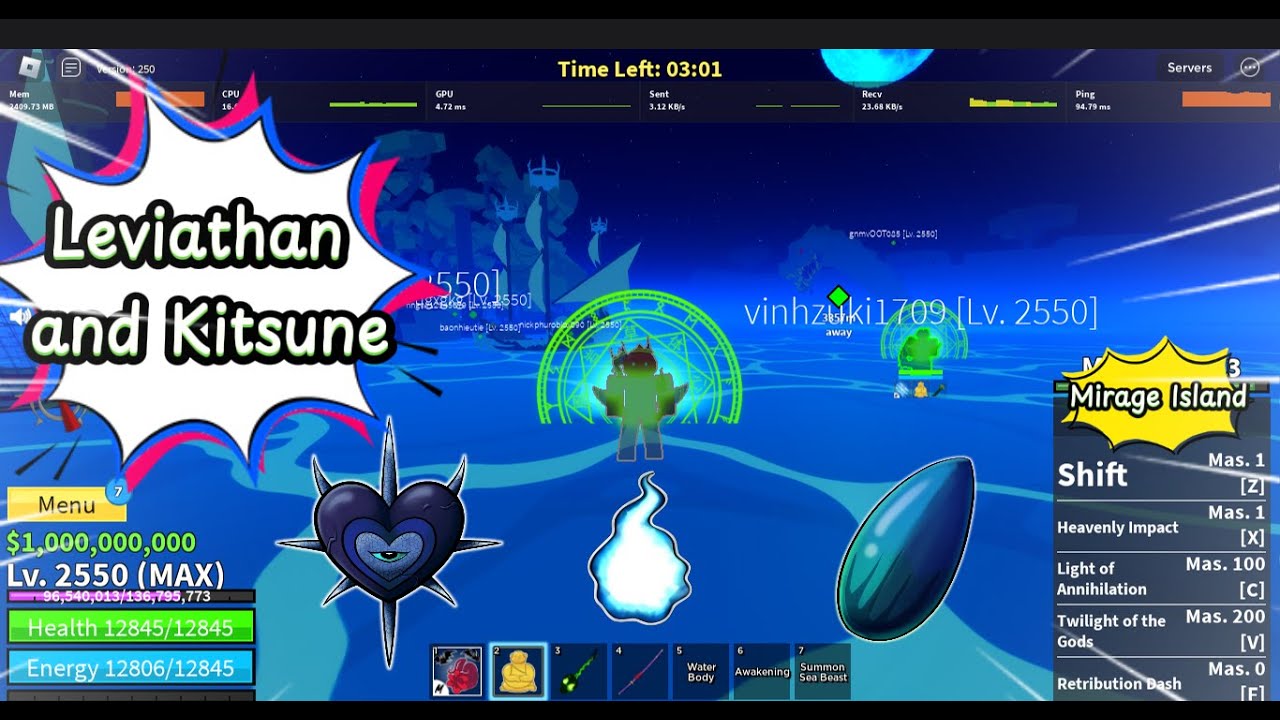 Tìm Tim Leviathan Và Đảo Kitsune Nào - YouTube