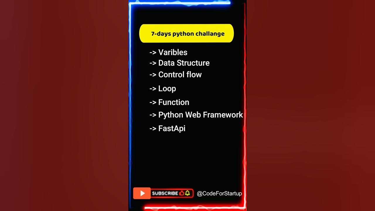 Challange 7 Days Python Starts From Feb 3 Interview Machinelearningplus Pythonprogramming