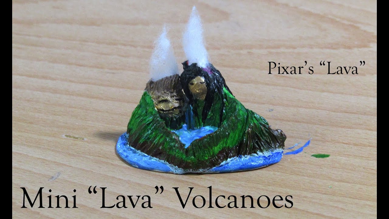 Mini Clay "Lava" Volcanoes | Pixar's Short "Lava" Inspired - YouTube