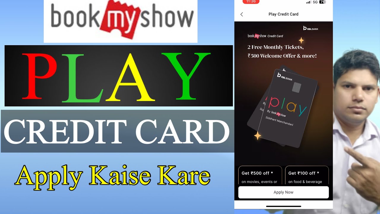 BookMyShow Play Credit Card | RBL Pay Credit Card | BookMyShow credit ...
