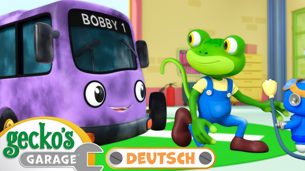 Bobby der Bus fährt elektrisch | 30-minütige Zusammenstellung｜Geckos ...