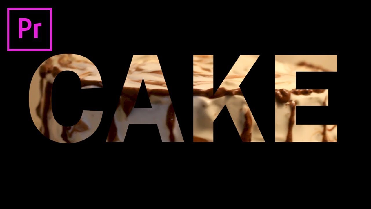 Create Transparant Movie Title , Intro or TEXT tutorial for Adobe ...