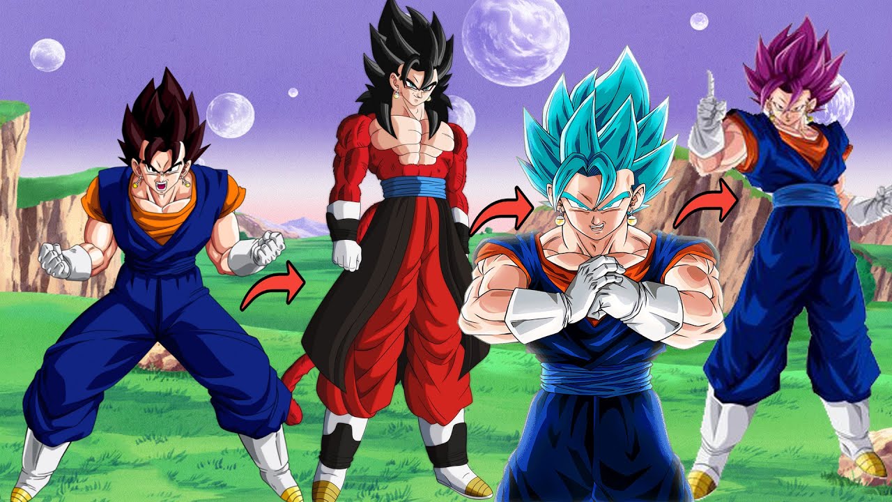 All Vegito Transformations! Base to Ultra Ego | Dragon Ball Sparking ...