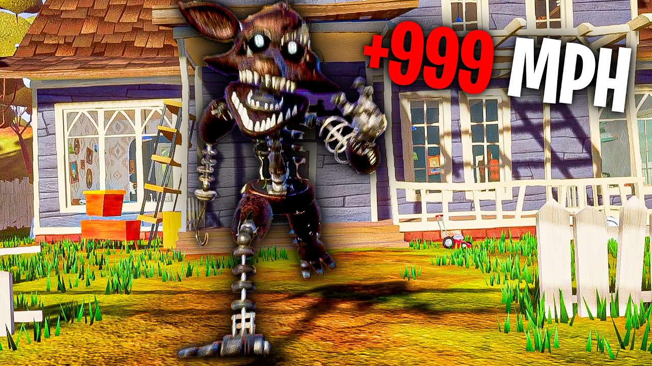 IGNITED FOXY Is CRAZY FAST in Hello Neighbor - YouTube