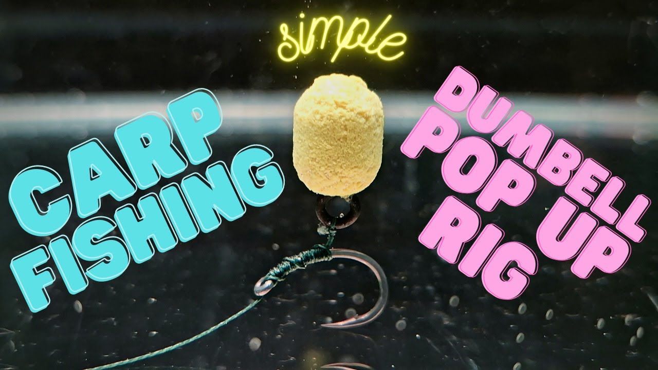 Simple Dumbell Pop Up Rig For Carp Fishing With Bait Screw - YouTube