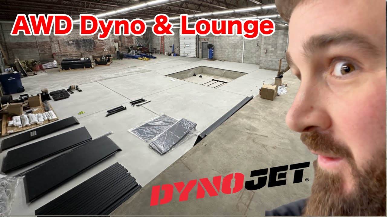 Brand New In Ground DYNOJET AWD DYNO / Customer Lounge & More - YouTube