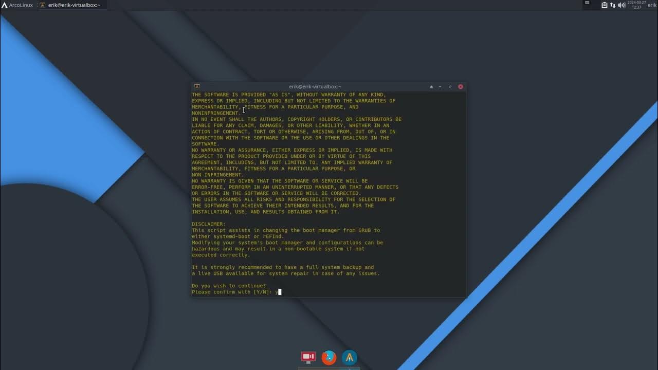 ArcoLinux : 4009 NEWS - Switch between Grub, Systemd-boot or Refind - YouTube