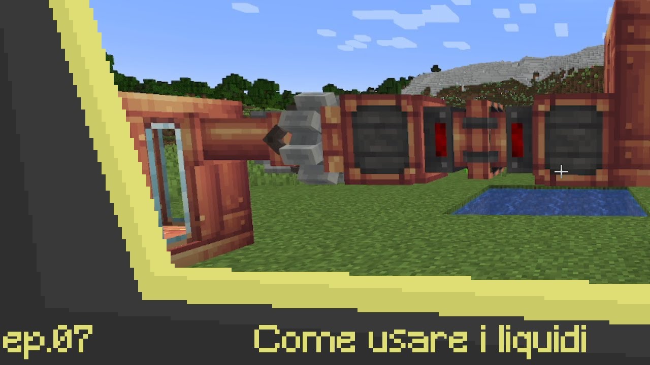 Guida veloce su come utilizzare i liquidi | Minecraft Create v.05 ...