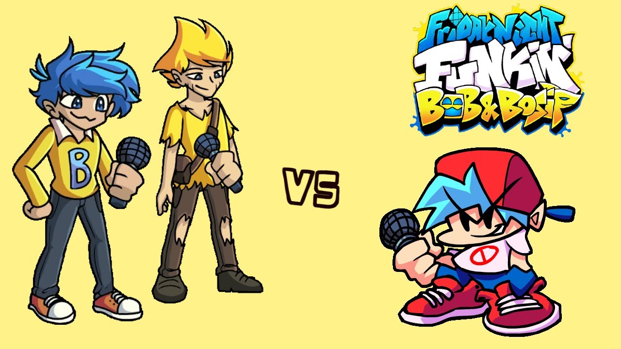 Friday Night Funkin' VS Bob & Bosip FULL WEEK + Cutscenes - YouTube