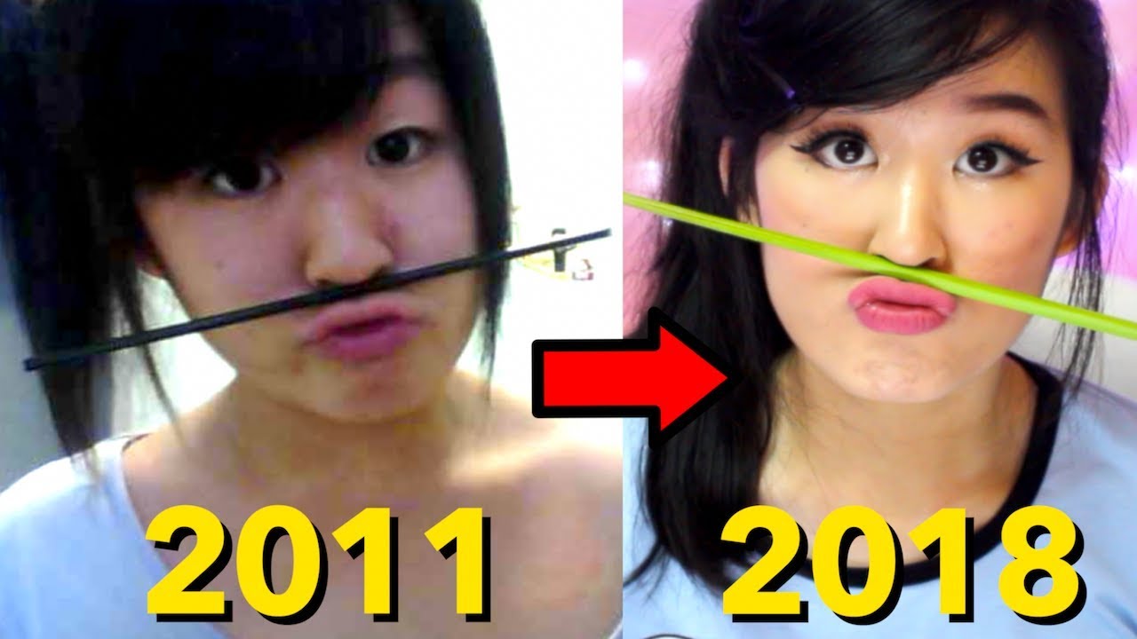 Recreating And Reacting to My CRINGY Photos - YouTube