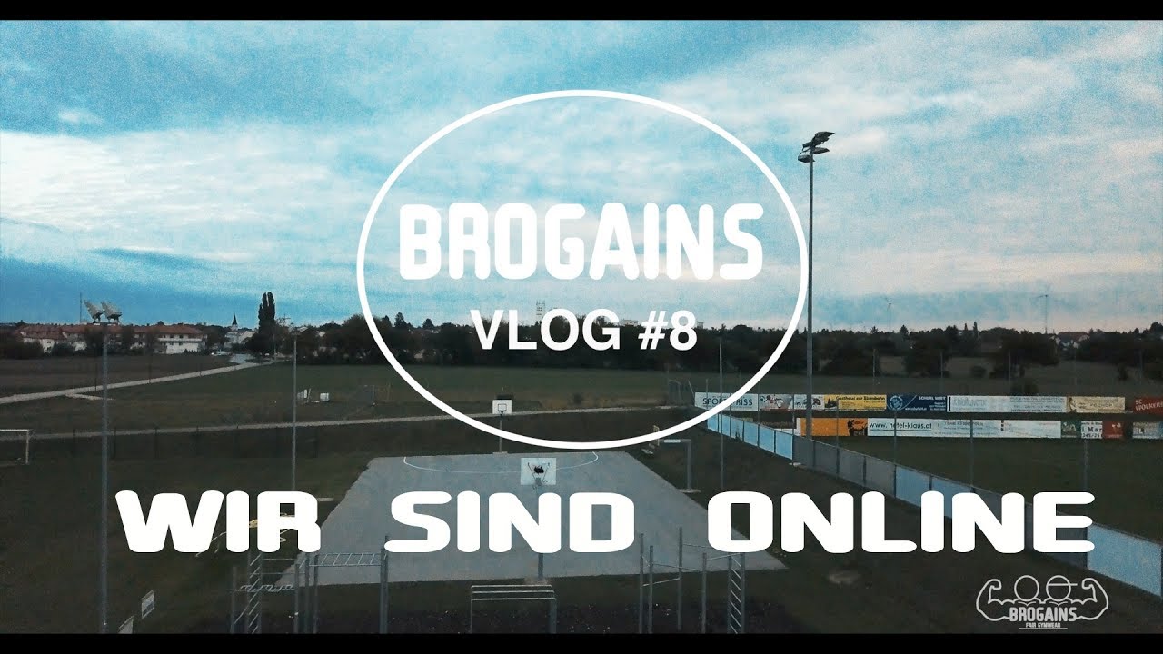 BroGains Gymwear | VLOG#8 | WIR SIND ONLINE | SHOOTING - YouTube