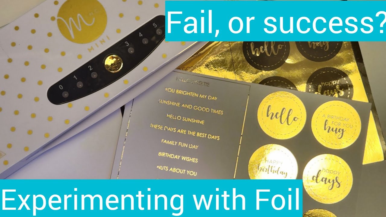 Experimenting with Foil. Fail or Success???? - YouTube