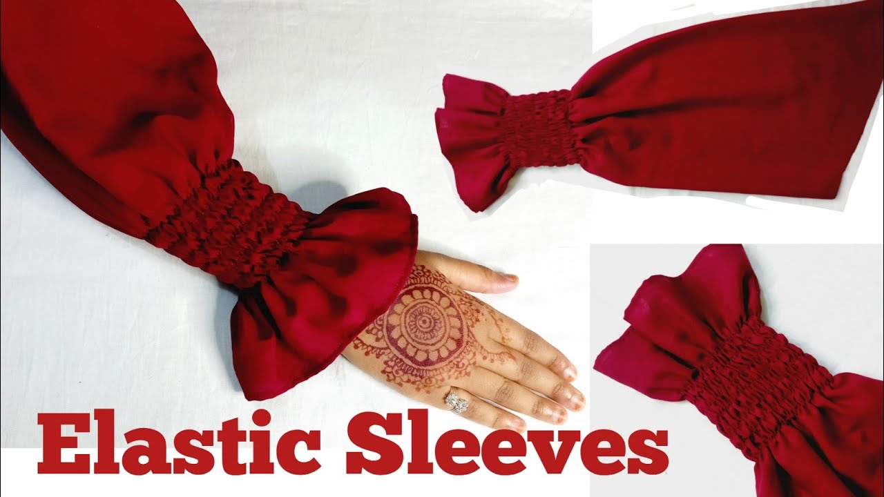 Trendy Elastic Sleeves Design | How To Sew Elastic Smoking Sleeves ...