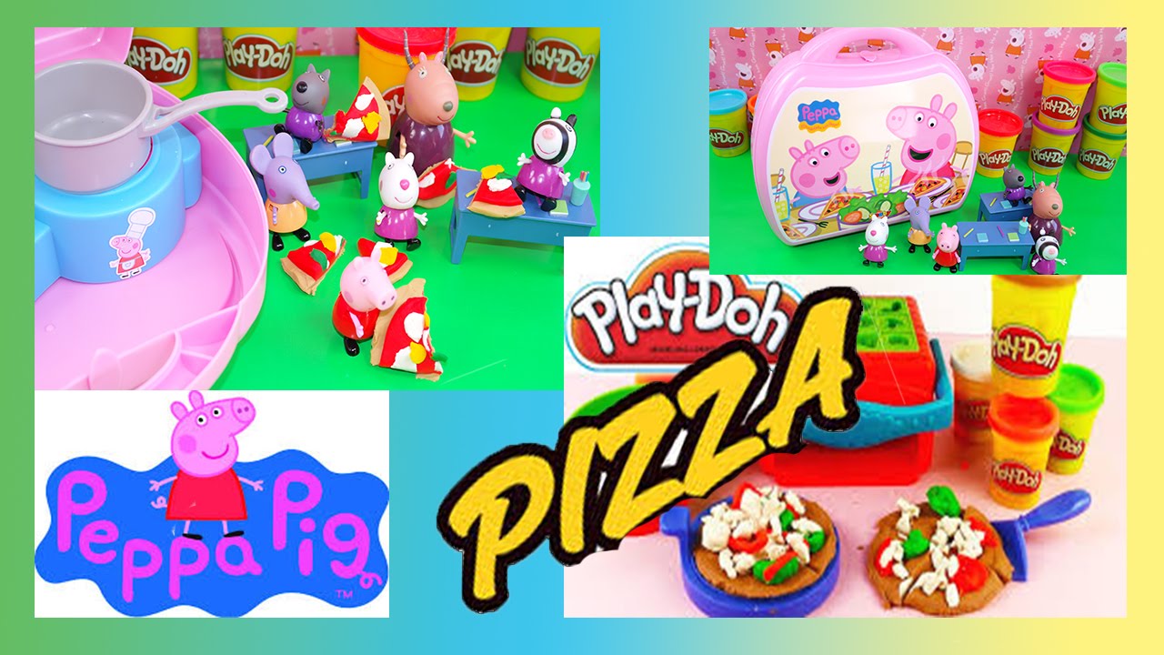 Peppa Pig Italiano,Peppa Pig Pizzeria, Come fare la pizza con peppa pig ...