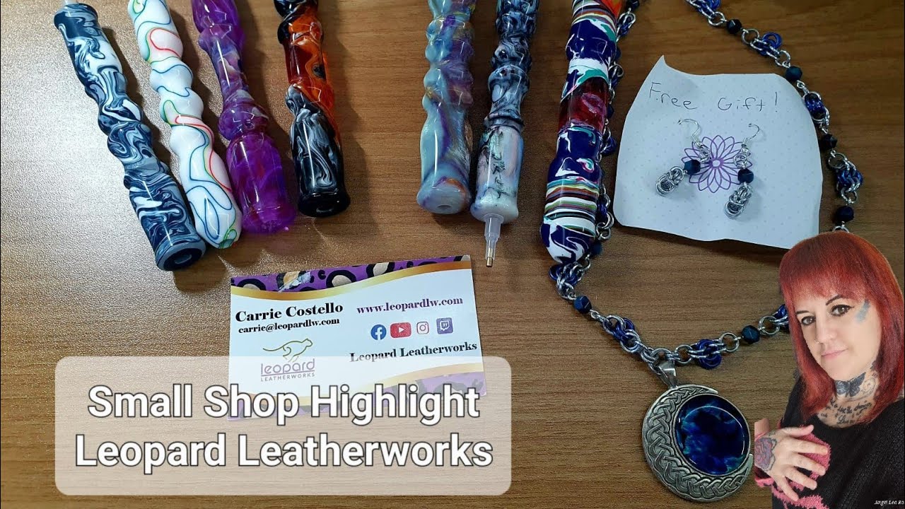 Small Shop HighLight | Leopard Leatherworks | Pens & Jewellery ...
