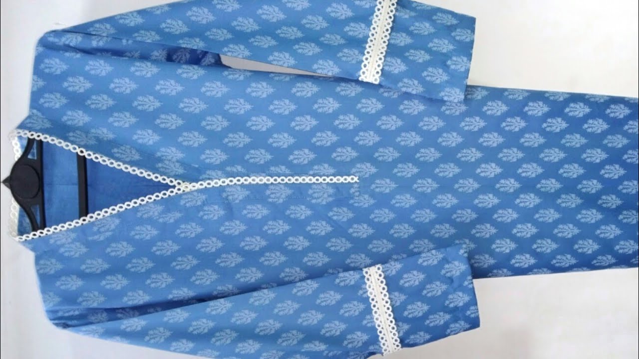 Perfect Chinese Collar With Lace Neck Design By STYCH STUDIO - YouTube