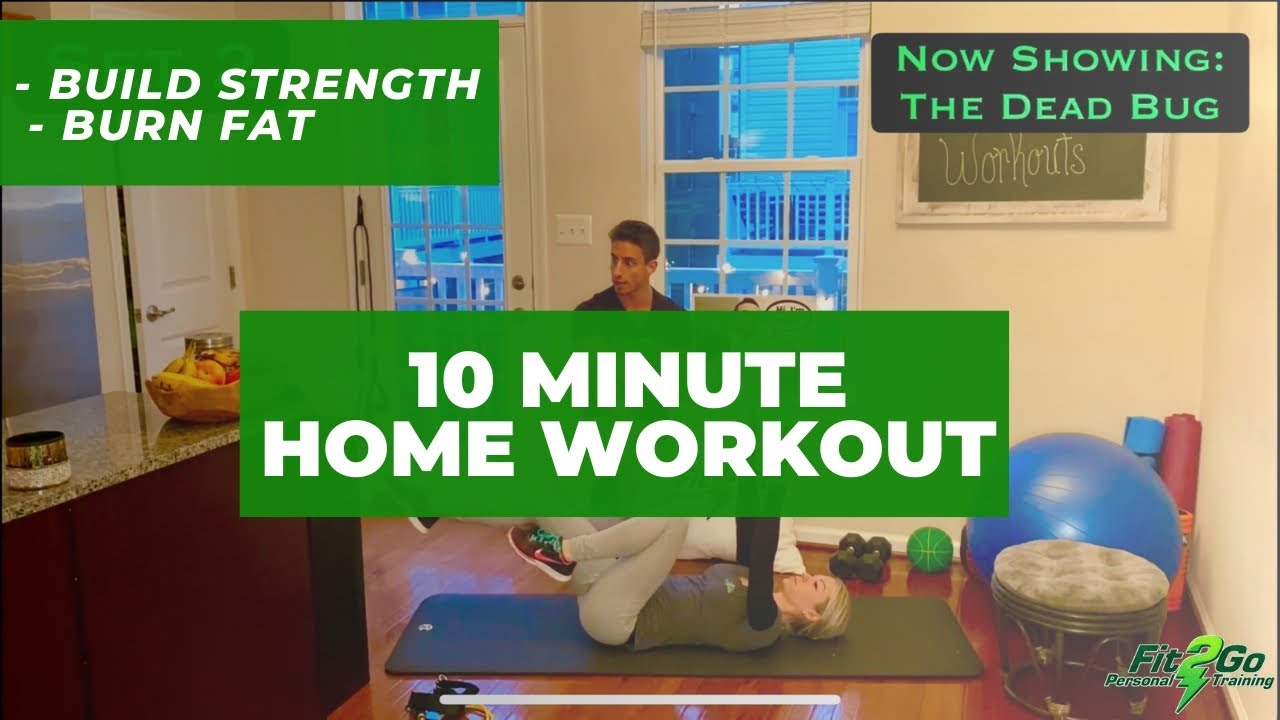 10 Minute Home Workout for Strength and Fat Loss - YouTube