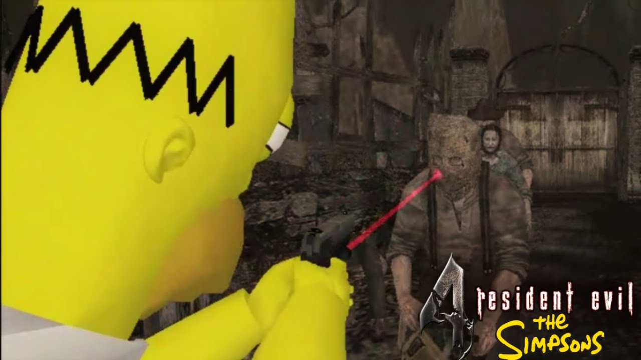Homer Simpson no Resident Evil 4 #1 - O Inicio - YouTube