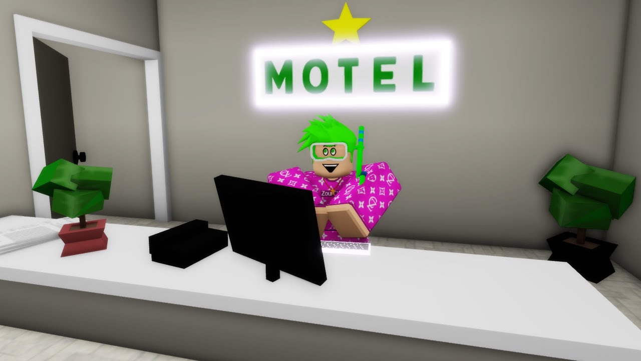 I worked as the MOTEL MANAGER in Brookhaven RP! (Roblox) - YouTube