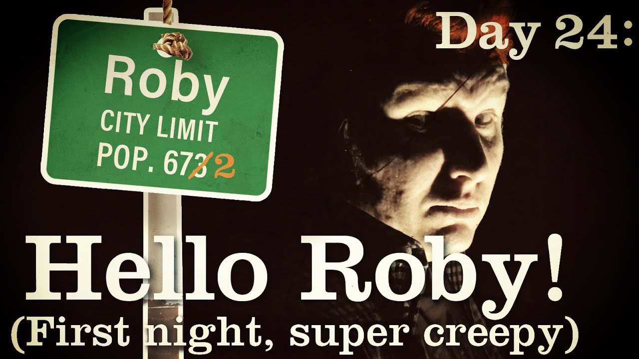 The Roby Project: Day 24 "Hello Roby... first night back and it's super ...