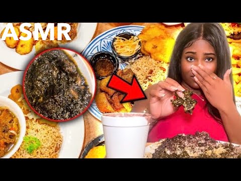 HAITIAN FOOD MUKBANG | SPICY LEGUME SOS PWA NOIR | ASMR FOOD | EATING ...