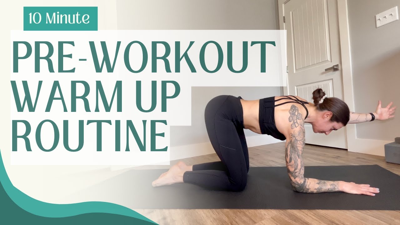 10 Min Pre-Workout Warm-Up Routine | Activate & Energize Your Muscles ...